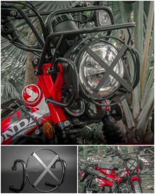 HEADLIGHT GUARD FOR HONDA TRAIL 125 CT 125 X FRONT PROTECTOR FAIRING ...