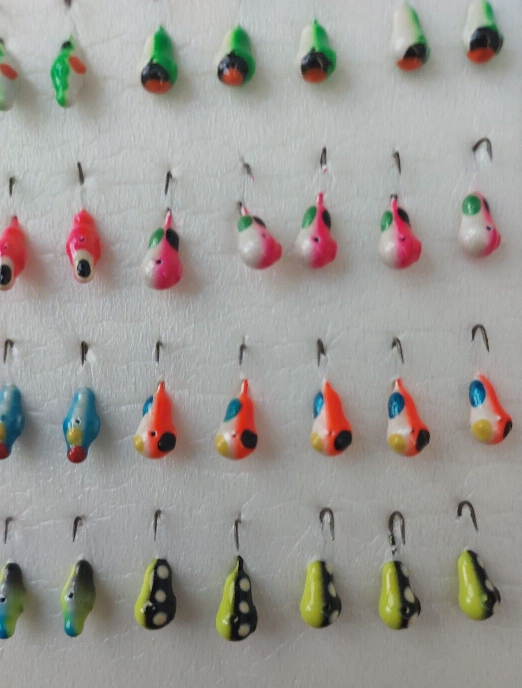 50 Pieces In Lot Jigs Winter Ice Fishing Lures Mormyshka | eBay
