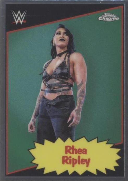2025 Topps Chrome WWE - 1985 Topps Current Rhea Ripley #85TC-RR for ...