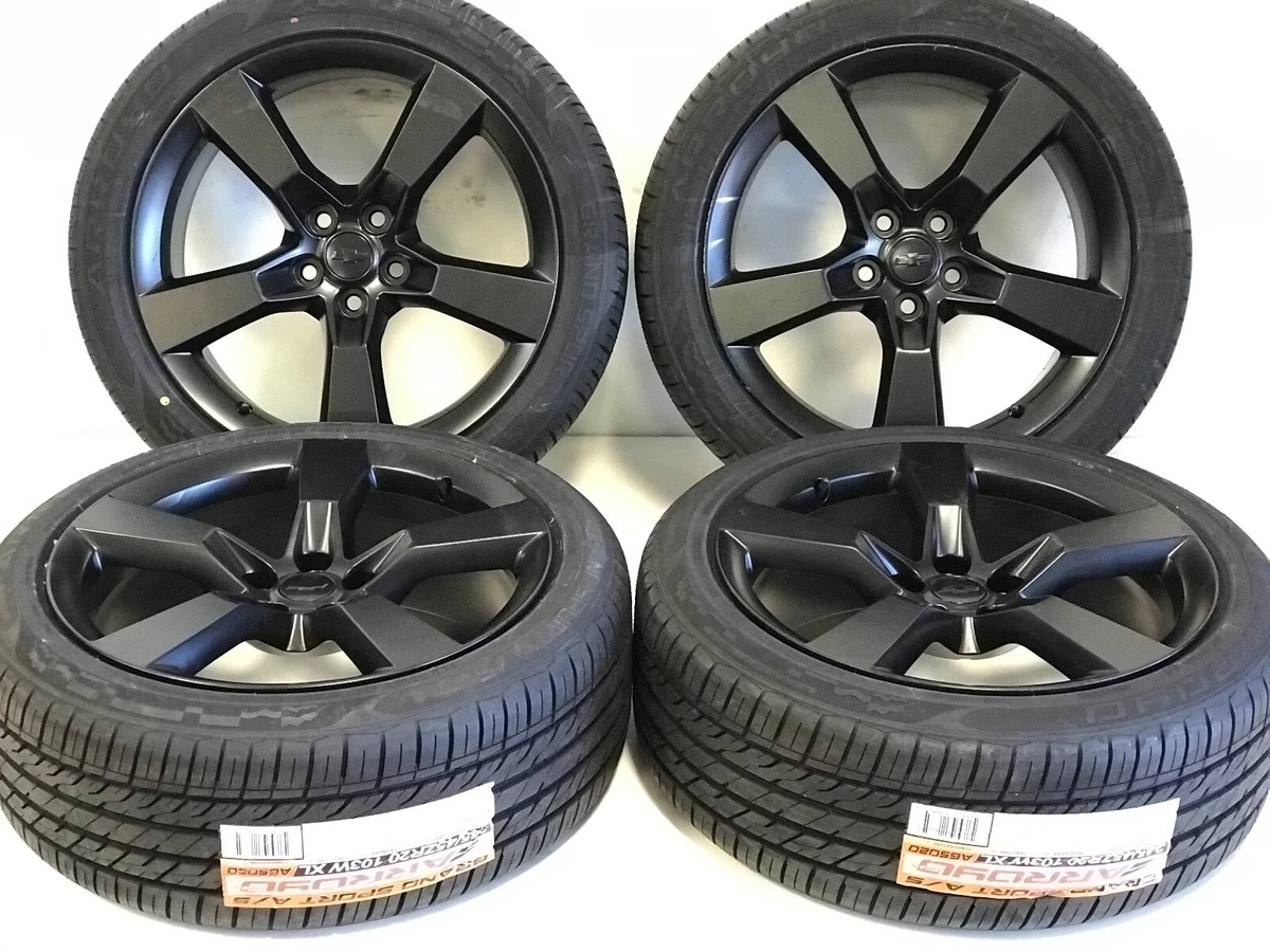 Mint 20 Inch Chevy Camaro Black SS Factory OEM Wheels Rims