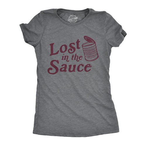 Womens Lost In The Sauce T Shirt Funny Thanksgiving Dinner Turkey Day ...