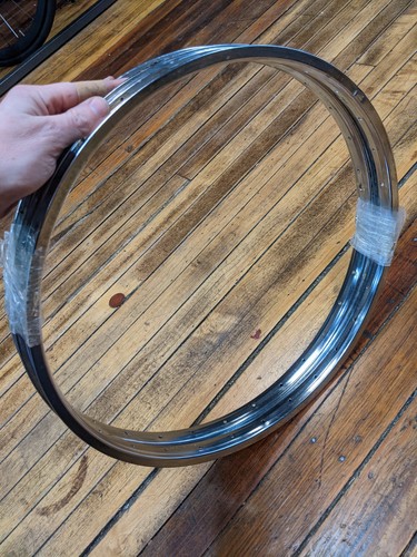 NOS New MO MFG 20" X 1-3/8" E5J 28 Hole Bicycle Rims Hoops English ...