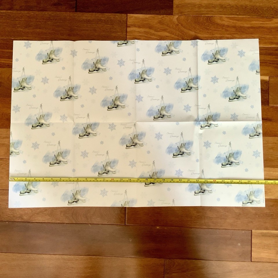 28 Sheets Christmas Birthday Wrapping Paper (30”x20”) + Stickers Snow ...