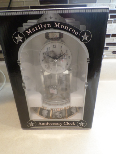VINTAGE 2007 ANNIVERSARY CLOCK MARILYN MONROE NEW IN BOX 😁 | eBay