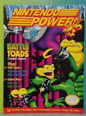 NES SNES N64 Nintendo Power ISSUE Vol 25 MAGAZINE Battletoads Golf Red ...