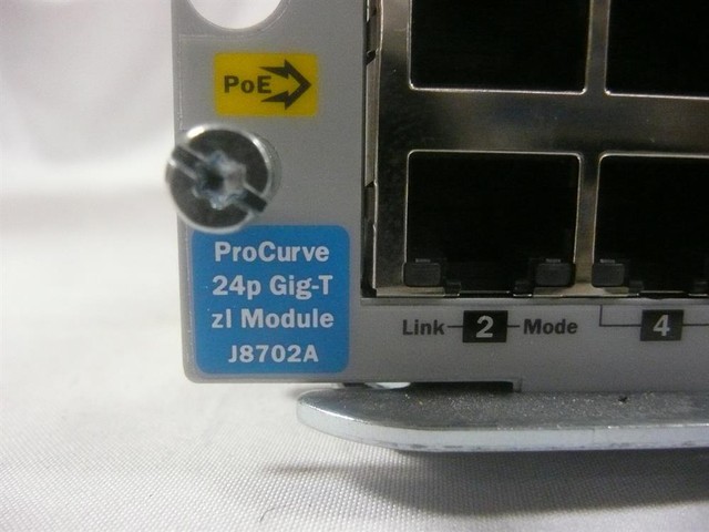 HP Procurve J8702A 24-Port Gig Module W PoE for the ZL Modular Switch ...