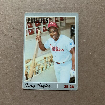 1970 Topps Tony Taylor # 324 Philadelphia Phillies Baseball Card | eBay