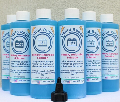 LIQUID SOLUTION REFURBISH REPAIR RENEW GOLF CART BATTERIES BATTERY KIT ...