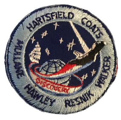 NASA Discovery STS-41D Hartsfield-Hawley-Resnik ect Embroidered ...