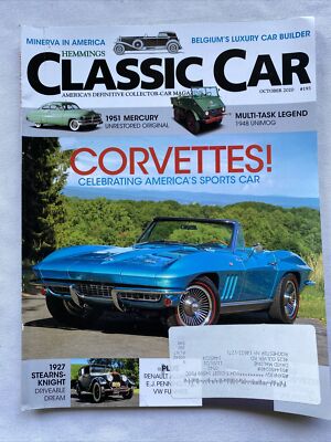 2020 October Classic Car Magazine Corvettes! Celebrating Sports Car ...