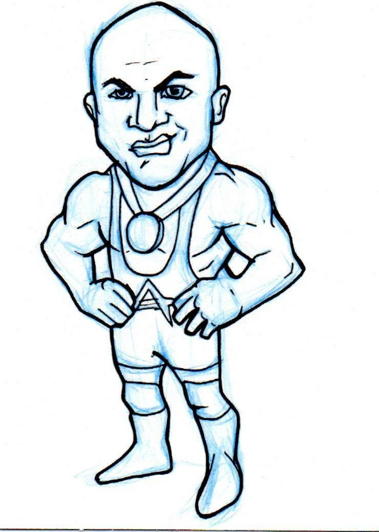 How To Draw Wwe Wrestlers