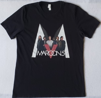 MAROON 5 Size Large Black T-Shirt | eBay
