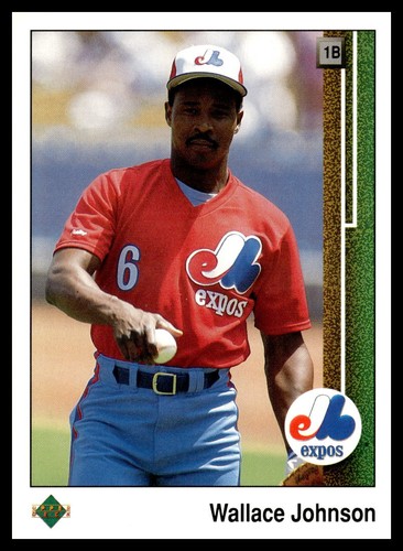 1989 Upper Deck #124 Wallace Johnson Montreal Expos Baseball Card | eBay