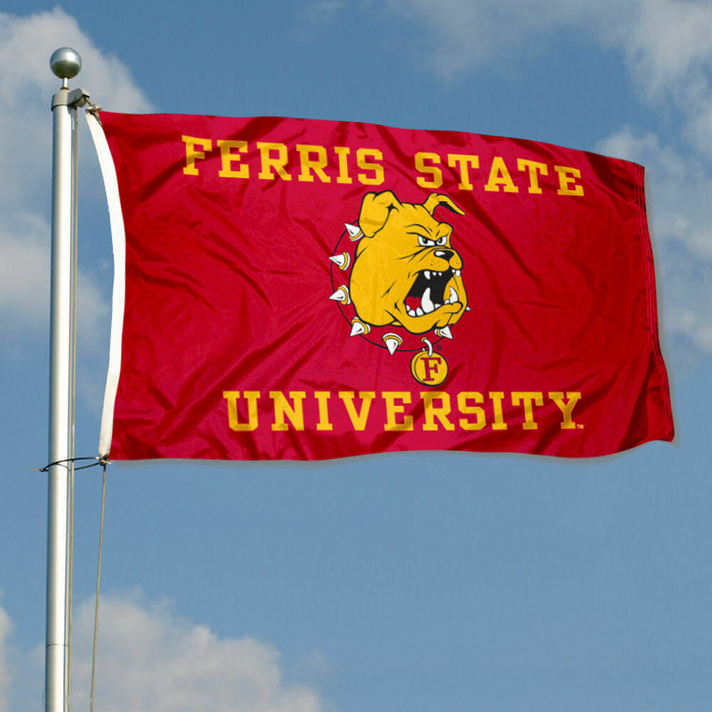 Ferris State Bulldogs FSU Flag 3x5 Banner | eBay