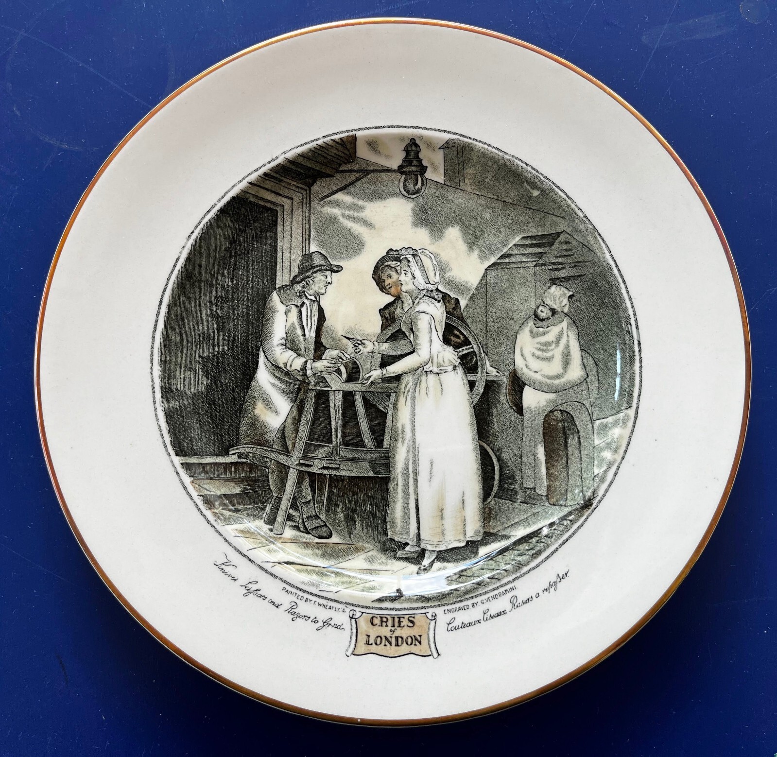 Vintage "CRIES OF LONDON" Series set of four plates by Adams England | eBay