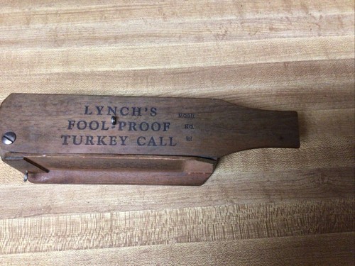 Vintage Lynch's Fool Proof Turkey Call Model 101 1965 Liberty Miss. | eBay