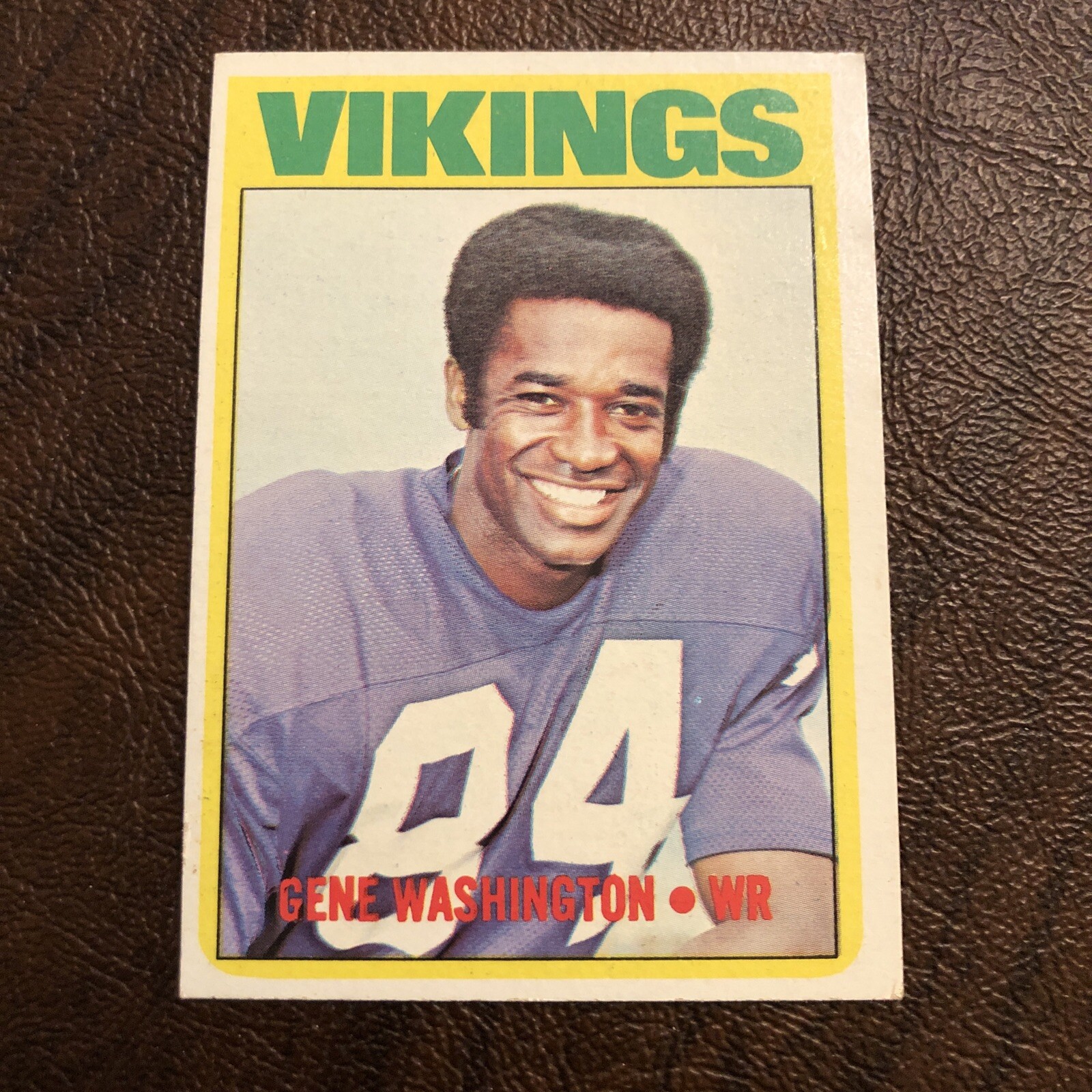1972 TOPPS GENE WASHINGTON #218 MINNESOTA VIKINGS FOOTBALL CARD (WAX ...