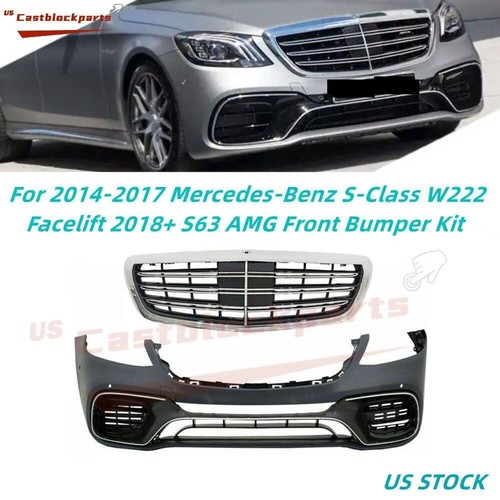 W222 S500 Facelift 2018+ S63 AMG For 14-17 Mercedes Benz S Class Front ...