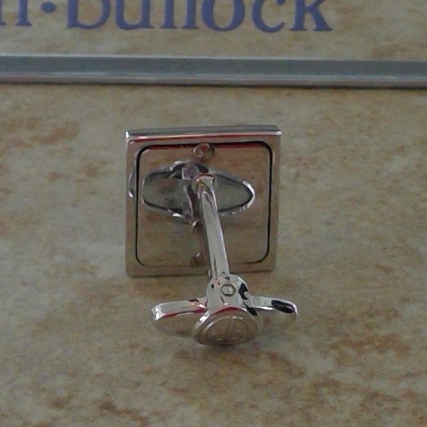 DOLAN BULLOCK STERLING SILVER East Side Cufflinks SCL031500 USA MADE ...