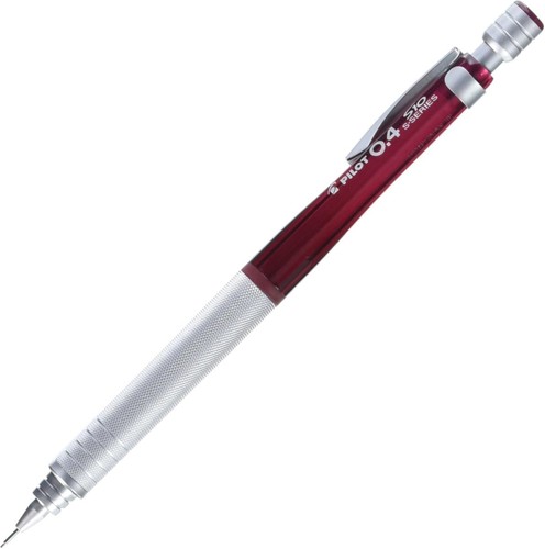 Pilot mechanical pencil S10 transparent red body 0.4mm lead (HPS-1SR ...