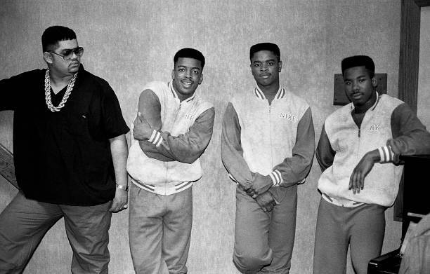 Trouble T-Roy, DJ Eddie F G-Whiz from Heavy D And The Boyz 1987 OLD ...