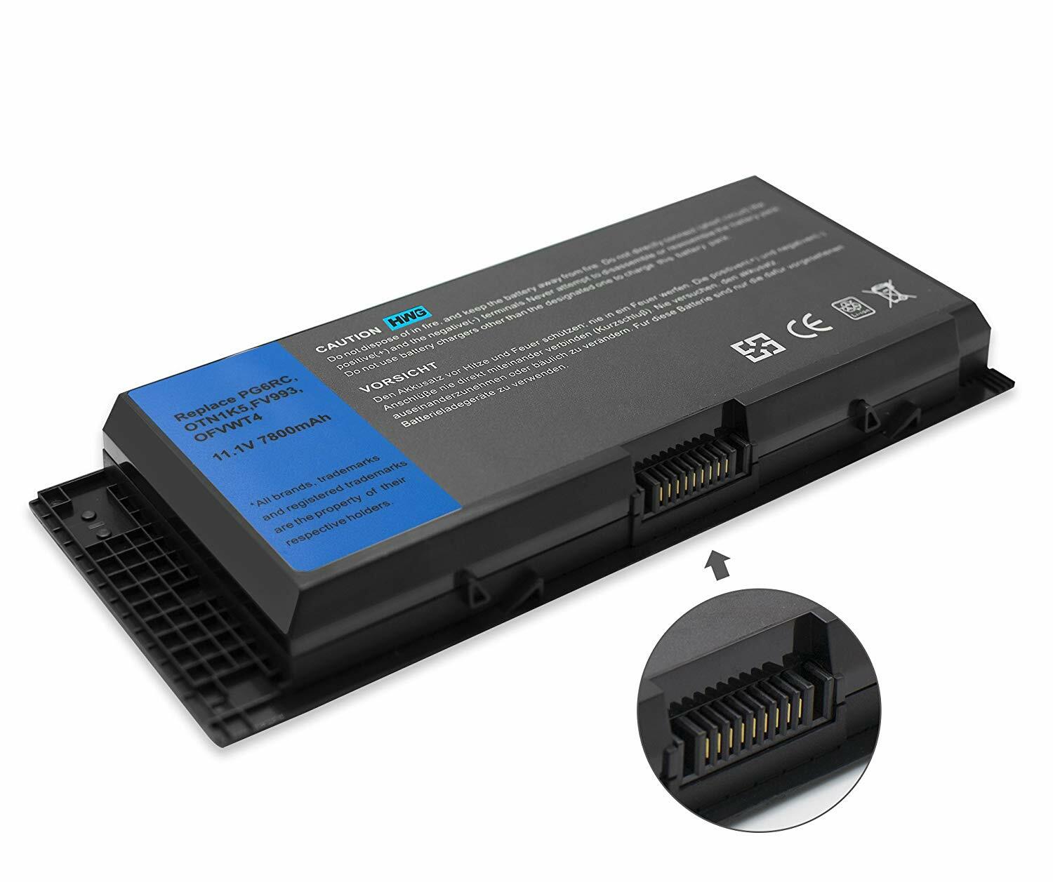 HWG NEW 97WH FV993 FJJ4W Battery Precision M4600 M4700 M4800 M6600 ...