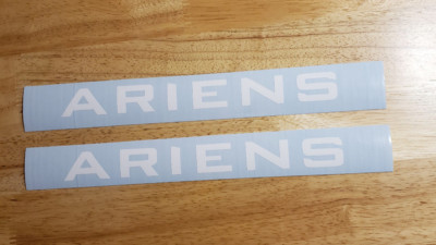 Ariens Snowblower 10” (2) WHITE Vinyl Decal Sticker mower tractor usa ...