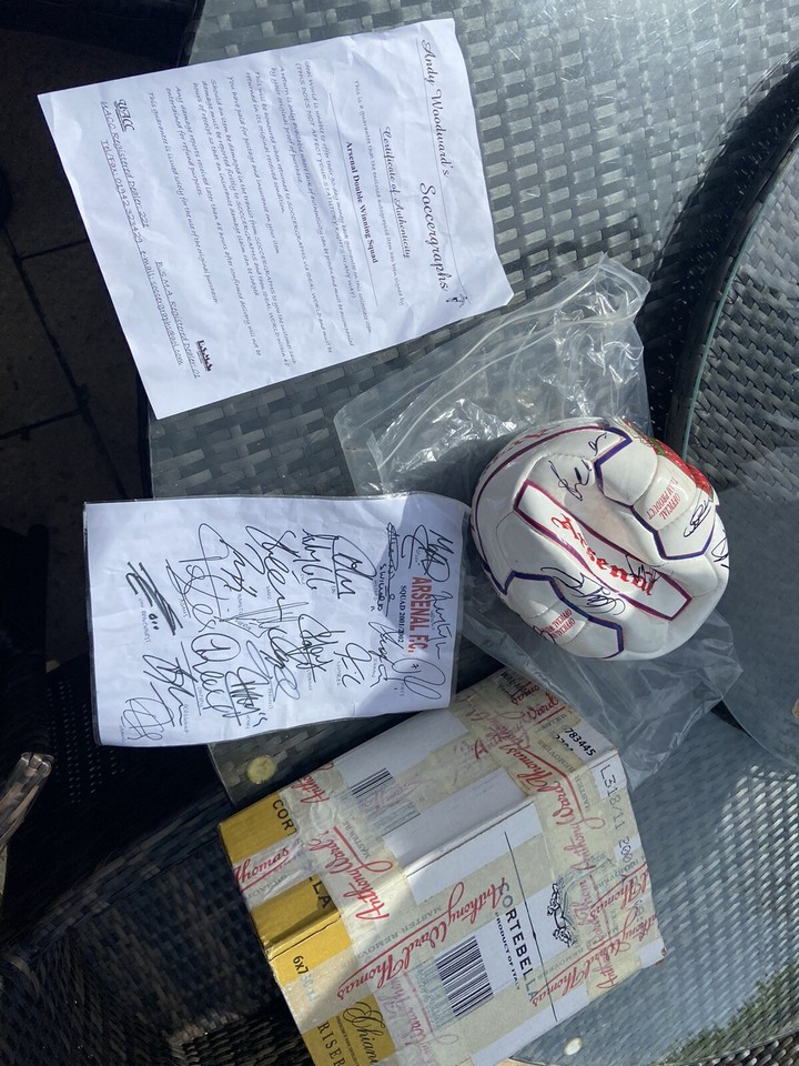 Arsenal Signed Football | eBay UK