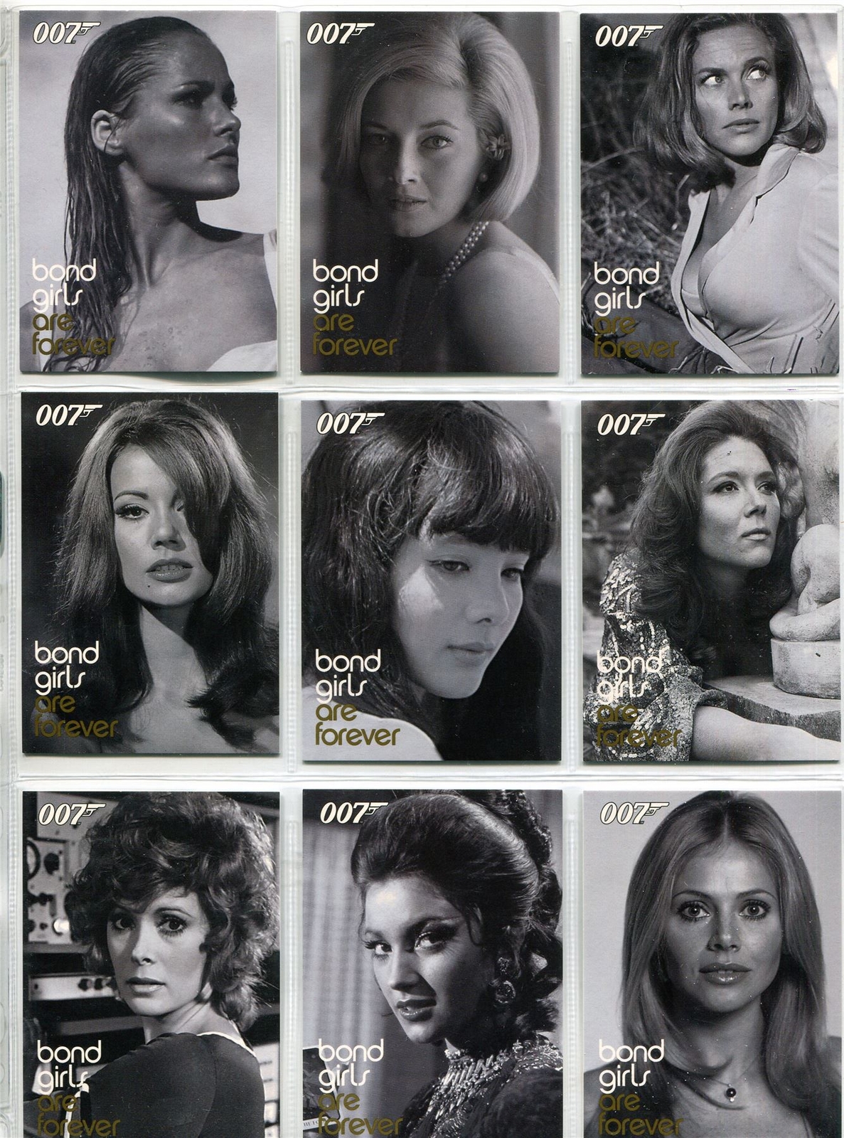 James Bond Women In Motion Complete Bond Girls Are Forever Chase Card ...