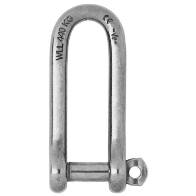 Stainless Steel Captive Pin Long D Shackle - Size: 5/16" | eBay
