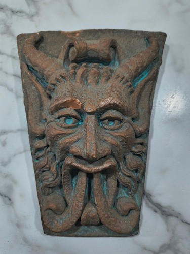 Gargoyle BL Satyr Faun wall corbel Mephistopheles keystone Grotesque ...