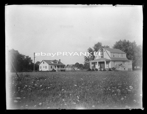 1890's Antique SHAFER HOME FARM Photo GLASS NEGATIVE / Croydon ...