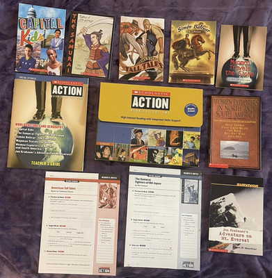 📚 Scholastic Action Book Collections – Middle School Program Sampler | eBay