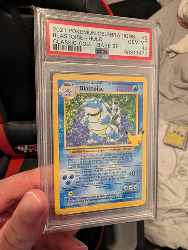 Blastoise PSA 10 Pokemon Card Celebrations 2/102 Classic Collection ...