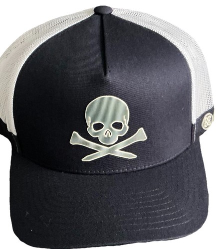 Men's G/Fore Skull & Tee Trucker Hat NWT SnapBack Adjustable Navy White ...