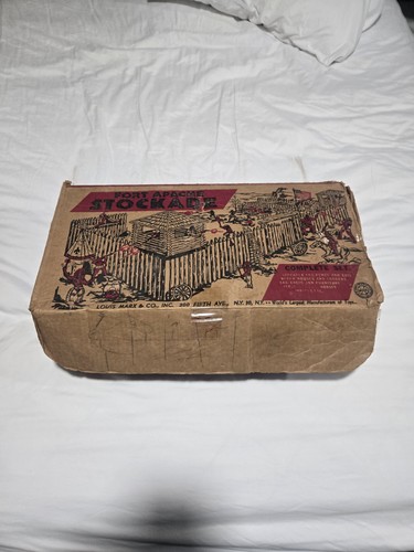 Fort Apache Stockade - Vintage Plastic Toy Set Western Plastic ...