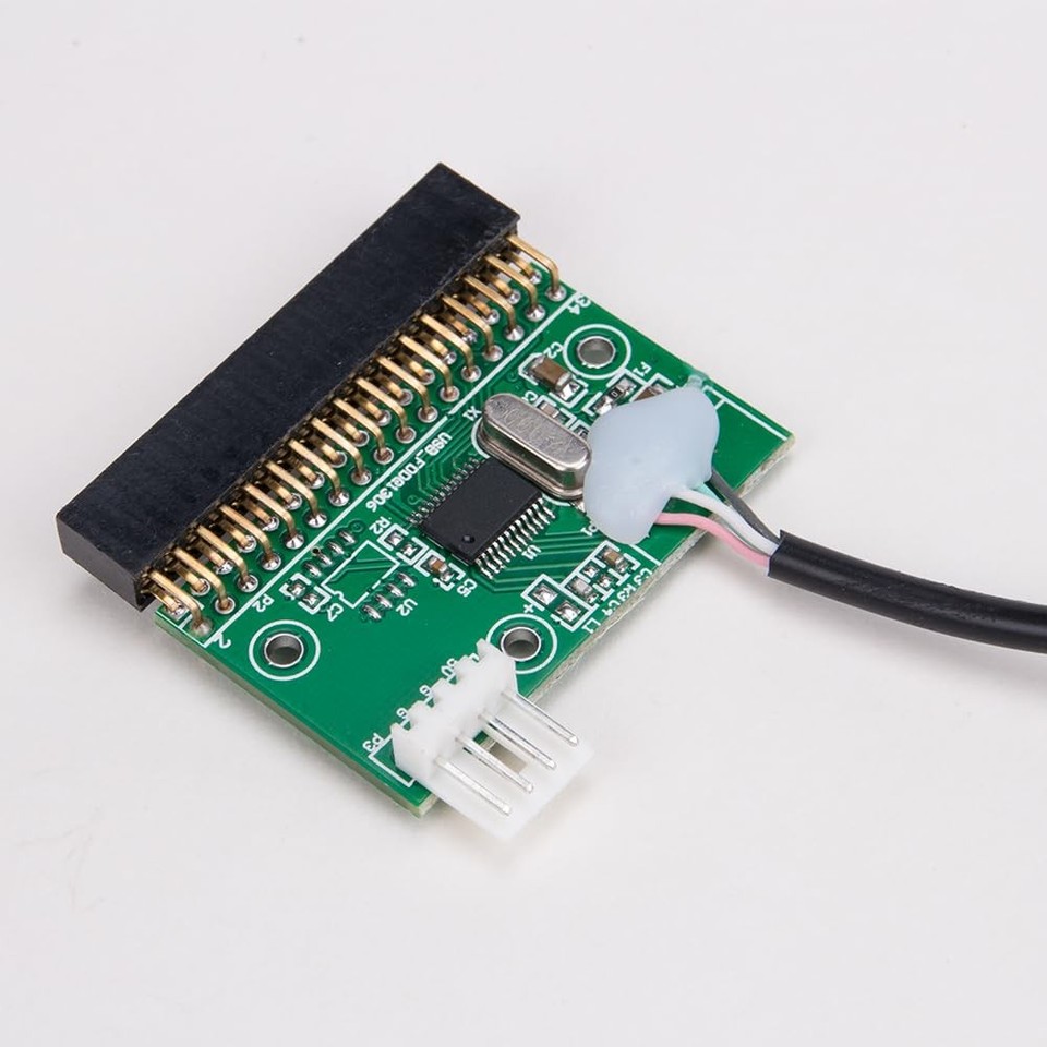 1Pcs 1.44MB 3.5" Floppy Drive Connector 34 PIN 34P to USB Cable Adapter ...