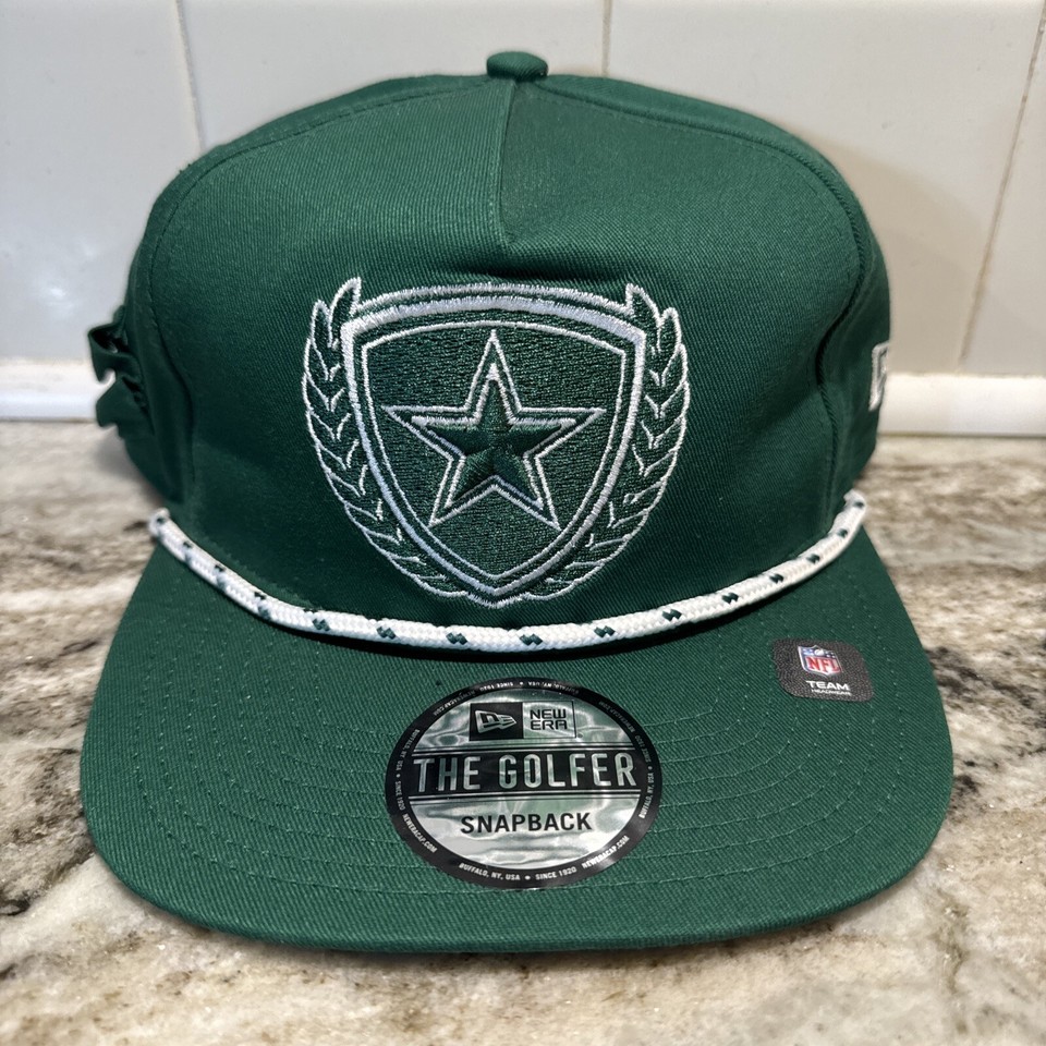 New Era Dallas Cowboys Green Golf Rope The Golfer 9Fifty Snapback Hat ...