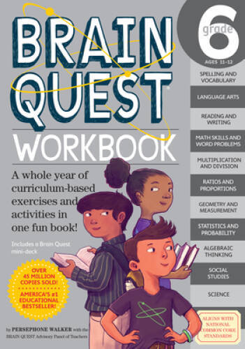 Brain Quest Workbook: Grade 6 - Paperback By Walker, Persephone - GOOD ...