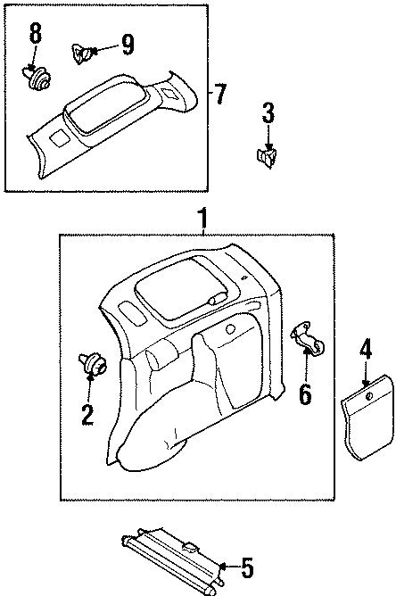 ISUZU QUARTER PANEL 8971573484 | eBay