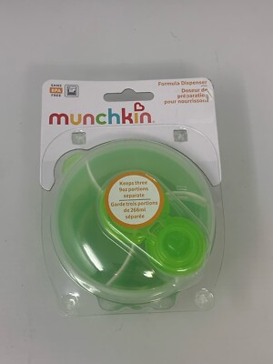 Munchkin Formula Dispenser Green Plastic Flexible Seal NIP | eBay