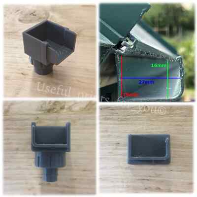 27r Greenhouse Gutter Outlets Blank End Hose For Water Butt Plants ...
