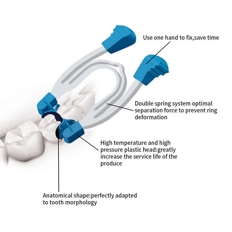 Dental Matrix Bands Ring Sectional Matrice Clamp Fit Garrison Palodent ...