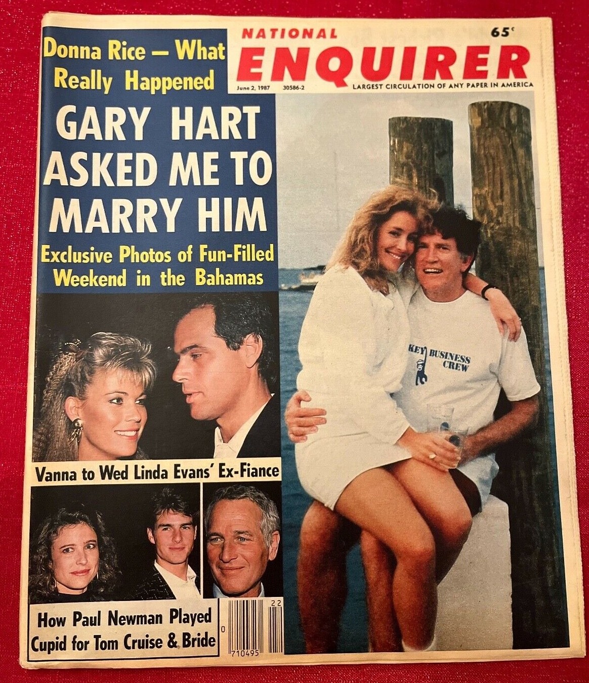 National Enquirer - Gary Hart/Donna Rice 1987 - Historical | eBay