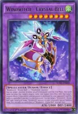 Windwitch - Crystal Bell RATE-EN040 1st Rare Light Play Yu-Gi-Oh DNA ...