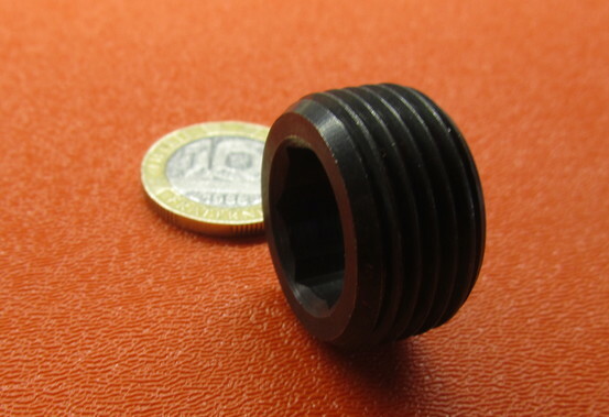 Black Oxide Hollow Jam Set Screws, 1"-14 x 1/2" Height, 5 Pieces | eBay