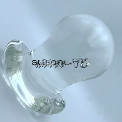 60mm Large Crystal Glass Anal Plug Balls Dilator Butt Plug Glass Dildo ...