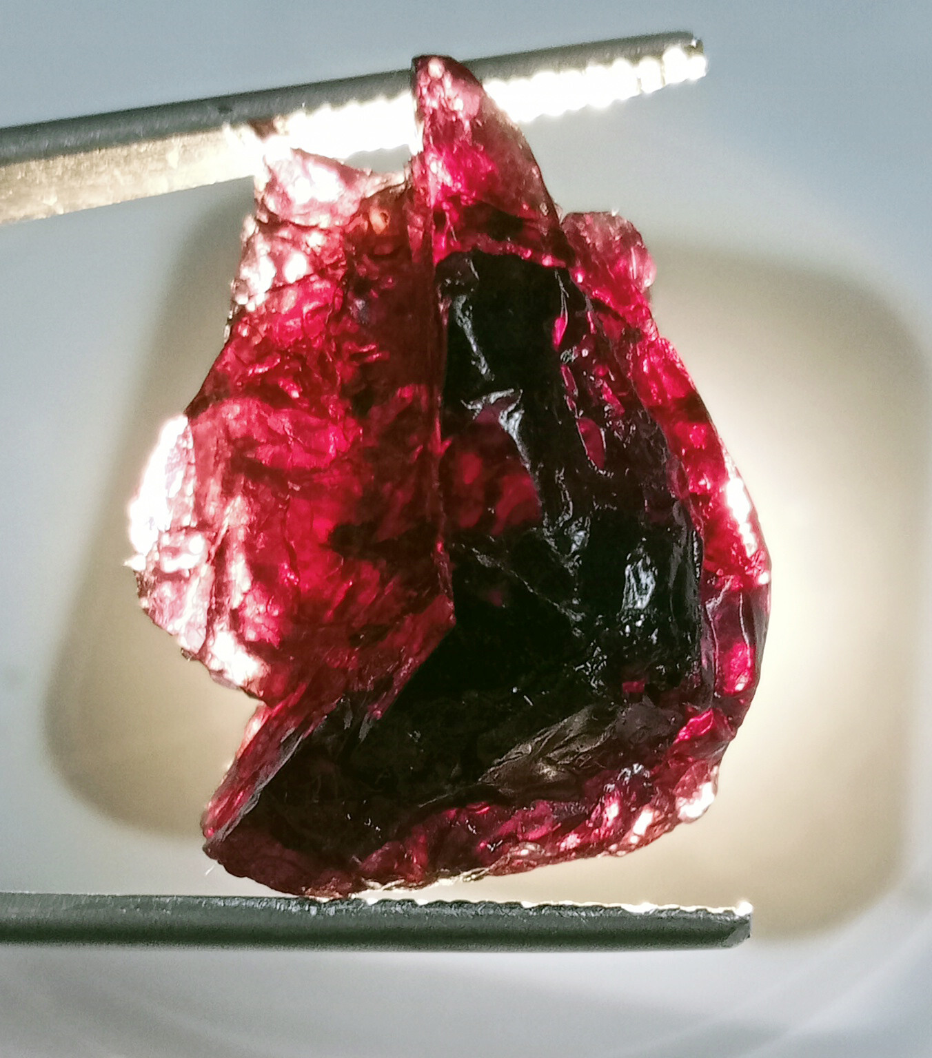 Natural Red Painite Rare Untreated Facet Rough 49.50 Ct Certified ...