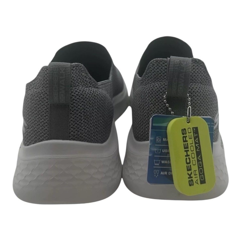 Skechers Go Walk Flex Utopia Shoes Mens 11 Charcoal Gray Slip On ...