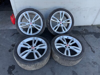 20 INCH RIM RIMS WHEEL WHEELS TIRES SET 8X20 JAGUAR XF OEM (2016-2023 ...